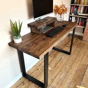 Rustic Desk | Wooden Desk | Industrial Desk | Computer Desk | Home ...