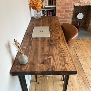 Rustic Desk | Wooden Desk | Industrial Desk | Computer Desk | Home ...