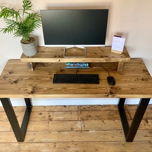 Rustic Office Desk | Industrial Desk | Computer Desk | Home Office Desk ...