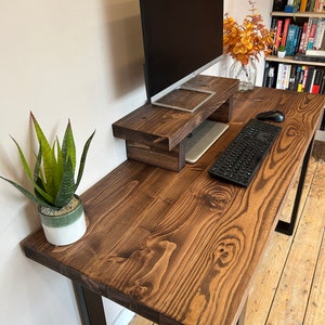 Rustic Desk | Wooden Desk | Industrial Desk | Computer Desk | Home ...