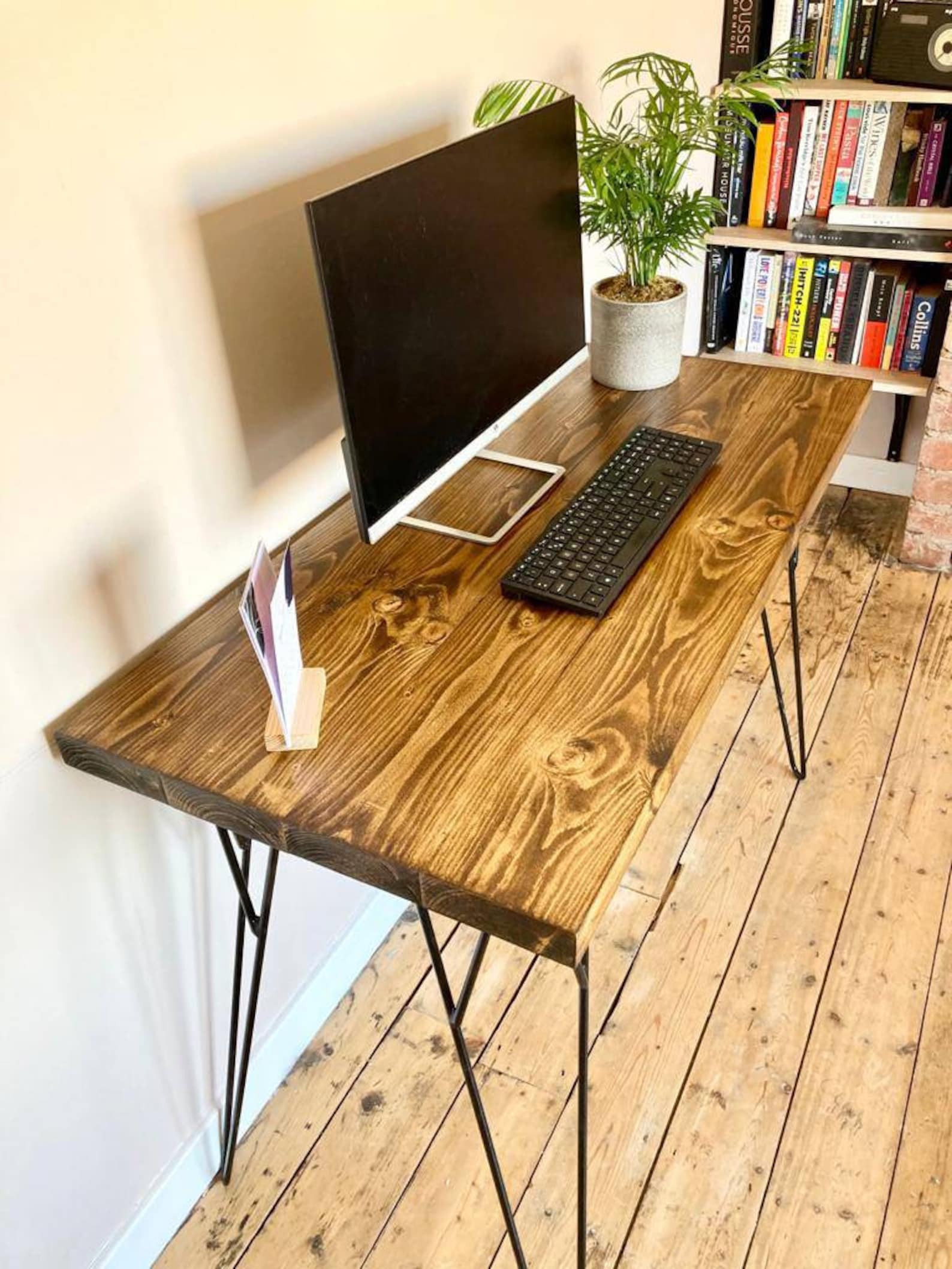 Hairpin Desk Computer Desk Office Desk Industrial Desk | Etsy