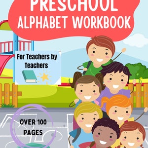 Preschool Alphabet Worksheet Bundle- Teacher Resources- Digital ...