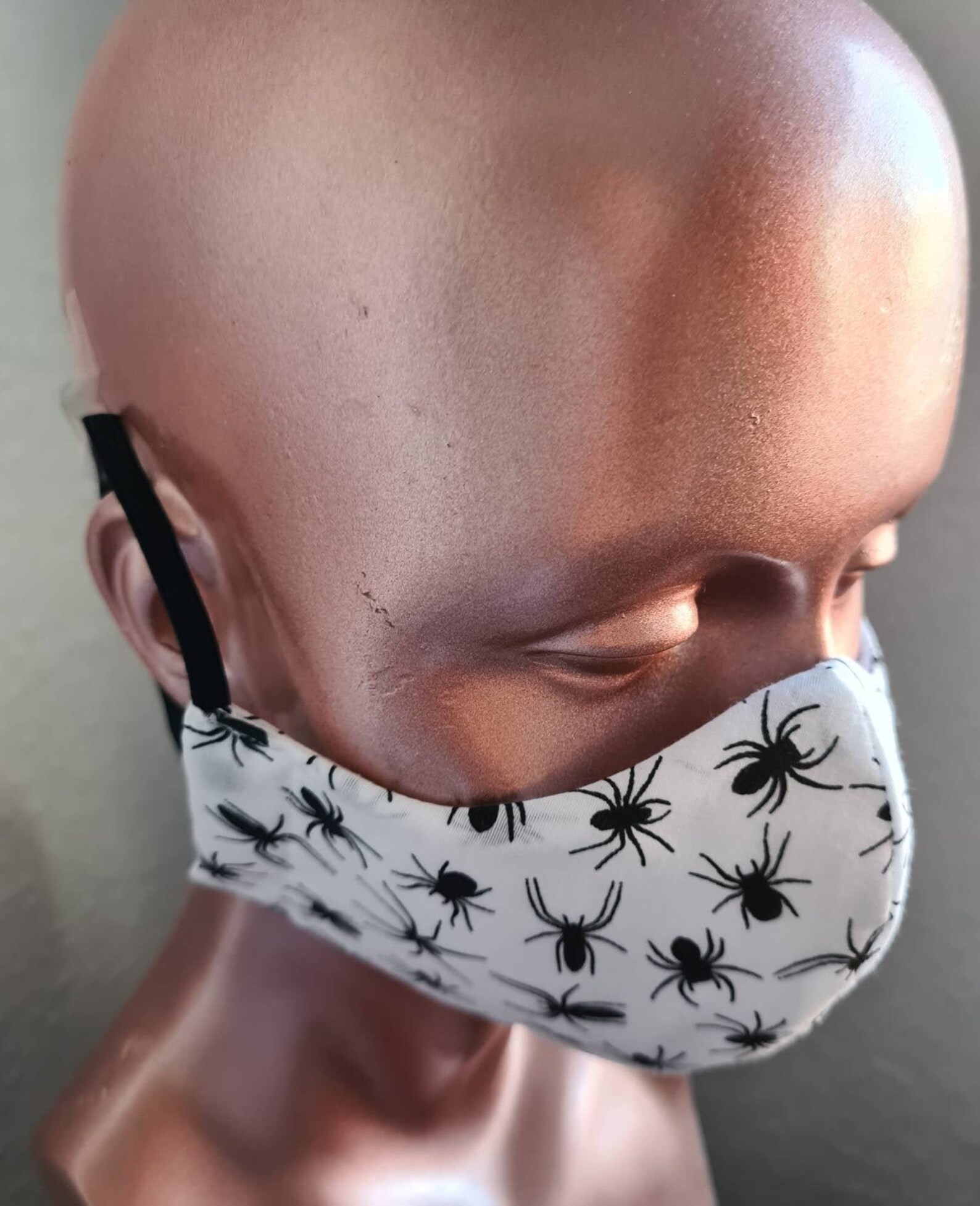 Spider face mask horror face mask reusable face mask | Etsy