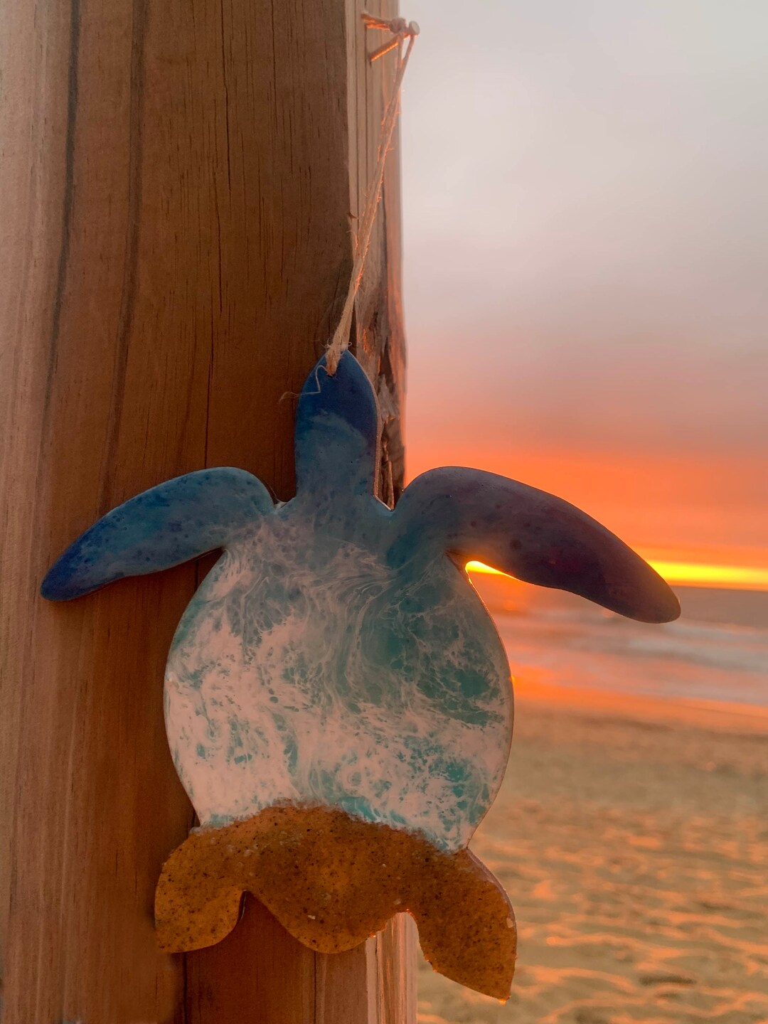 Outer Banks Sea Turtle Ornament - Etsy