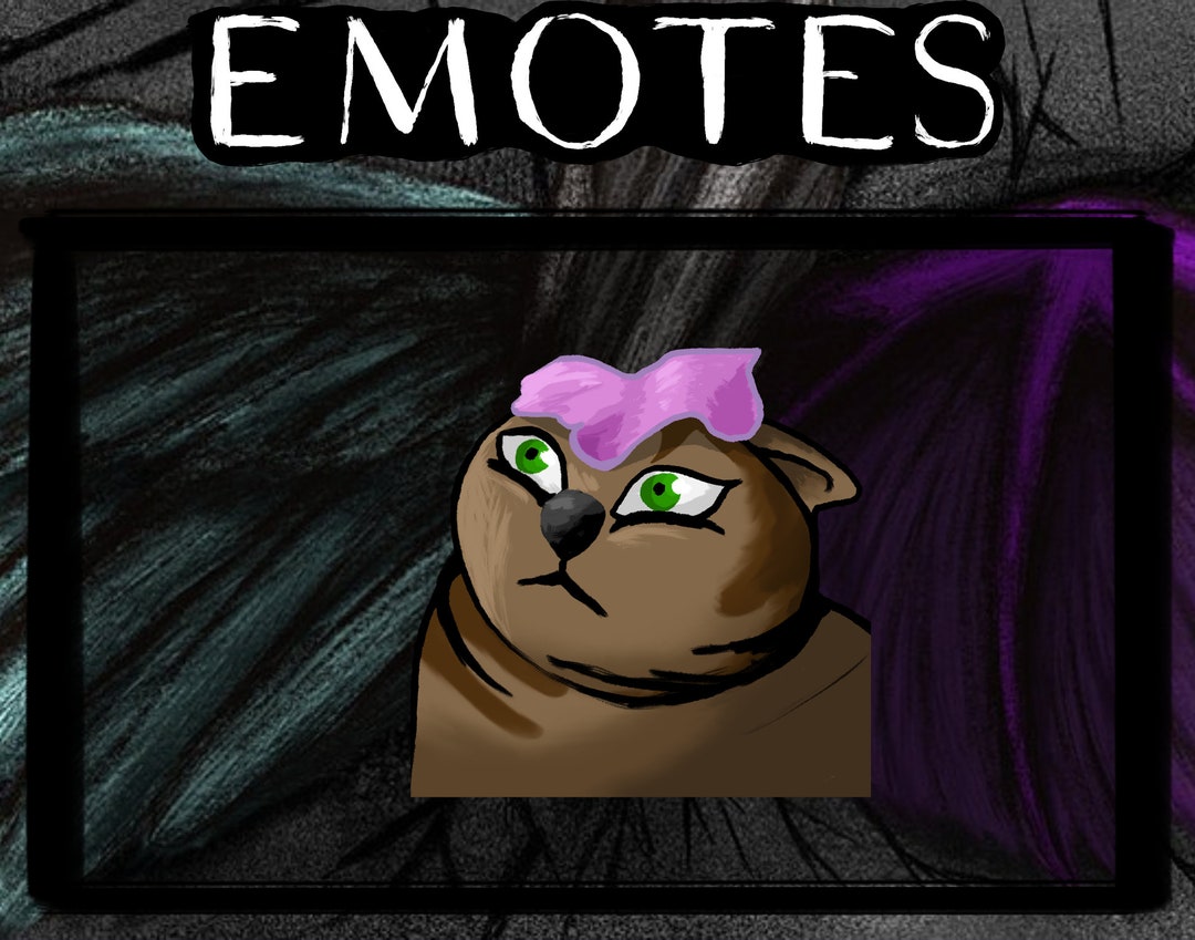 Scared Cat Twitch Emote - Etsy