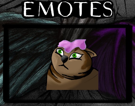 Scared Cat Twitch Emote | Etsy