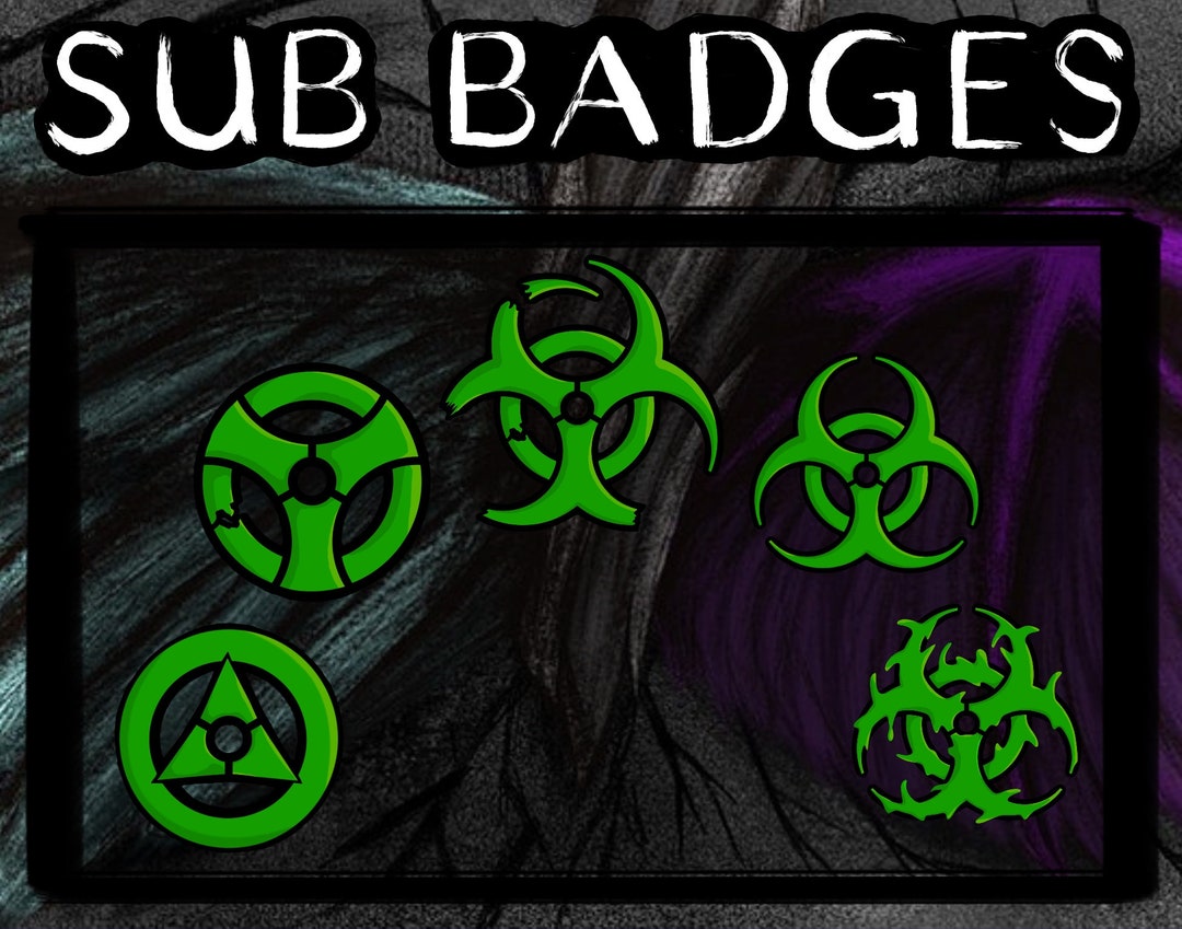 Biohazard Sub Badges - Etsy