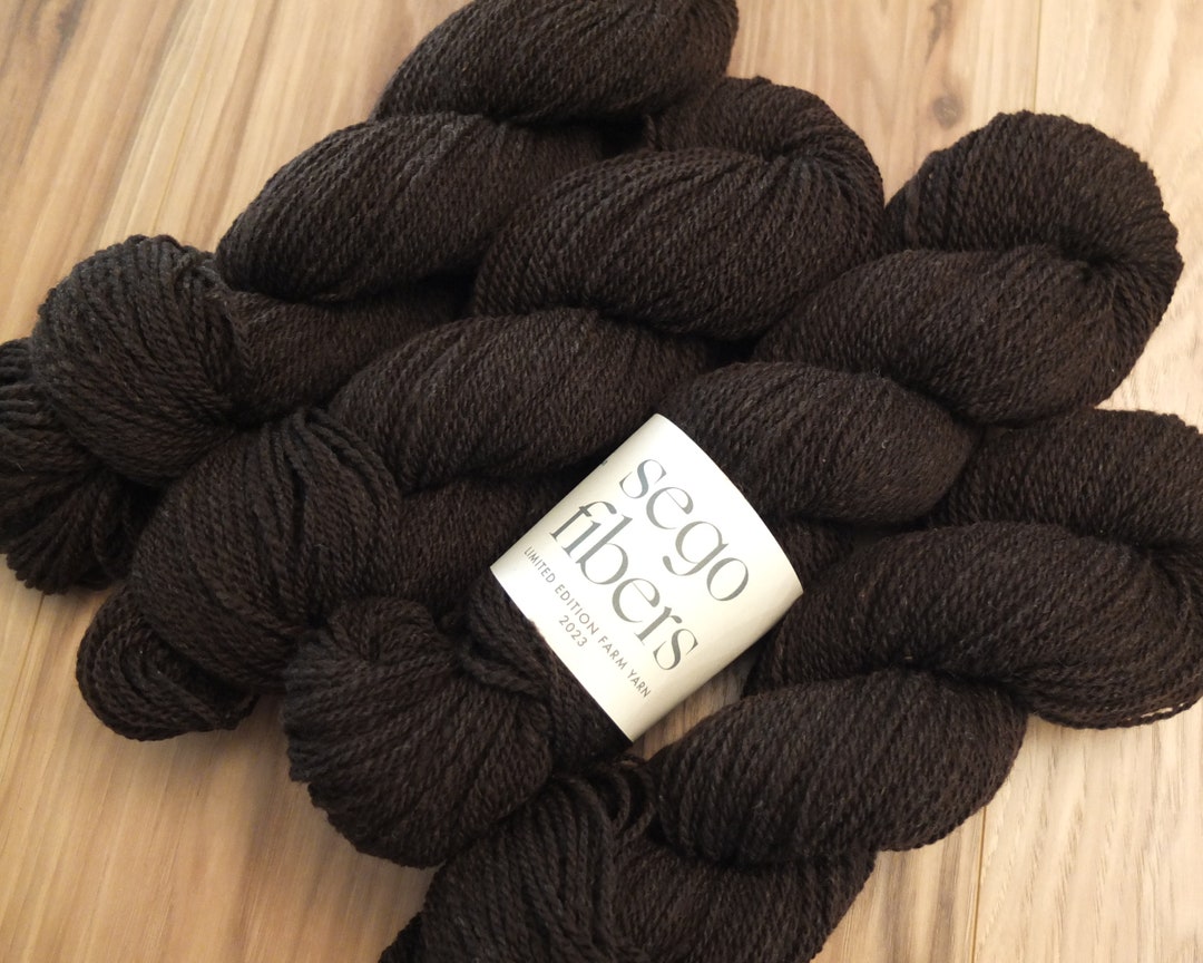 Limited Edition CVM Farm Yarn Natural Brown Sego Fibers - Etsy