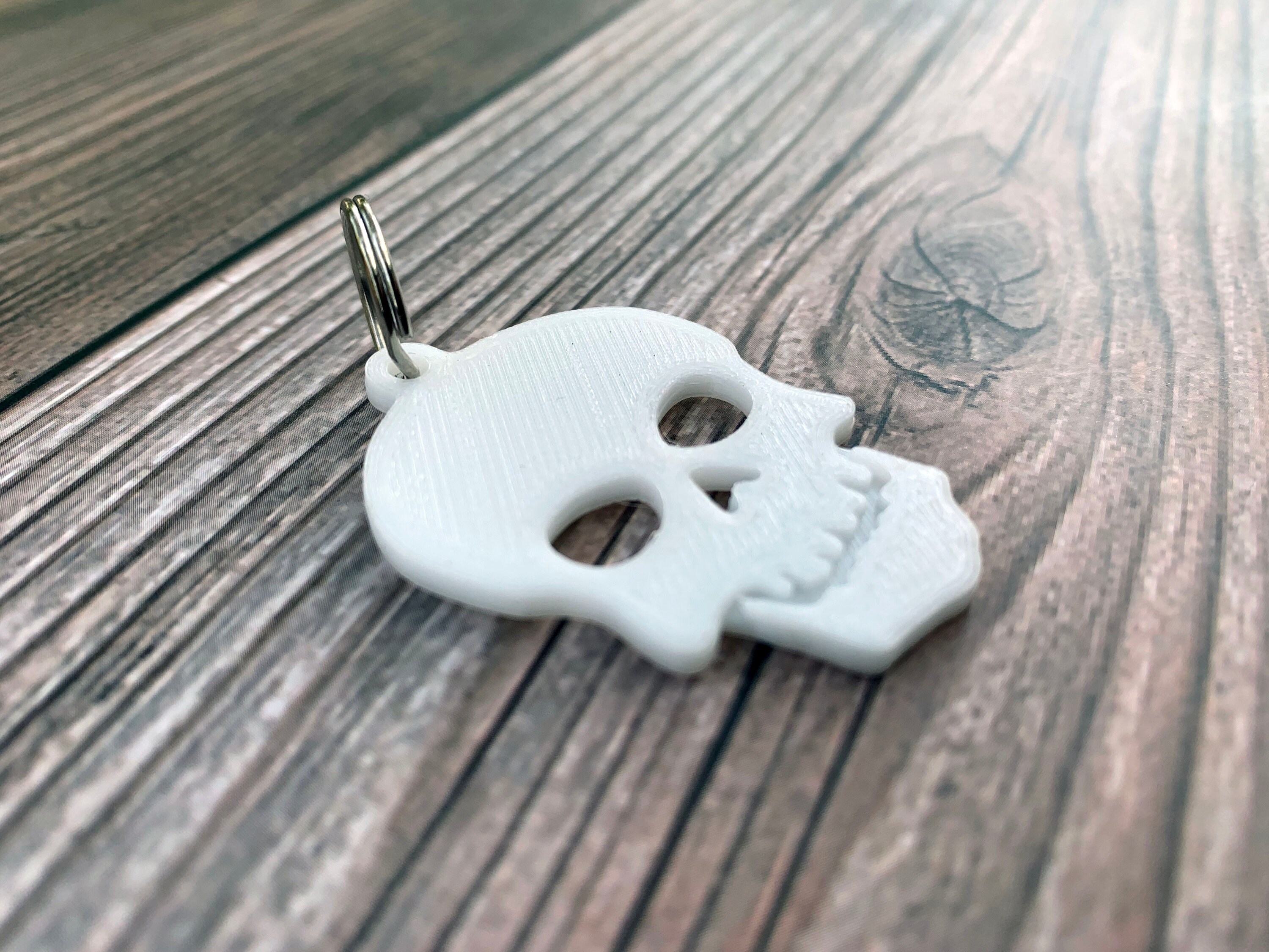 Skull Dog Tag Spooky Dog Tag Gothic Dog Tag 3D Printed Dog - Etsy