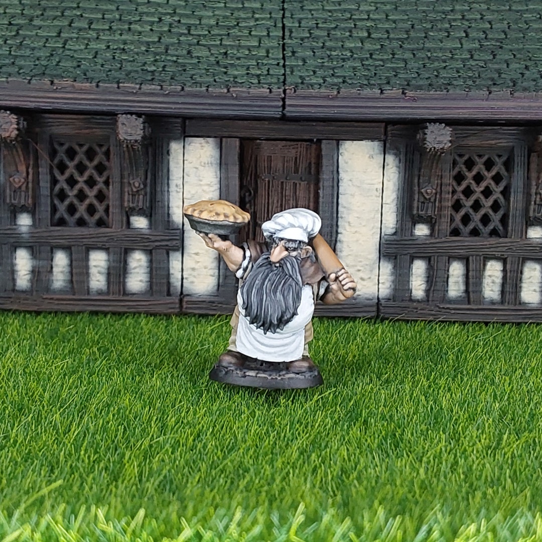 Painted Reaper Tub the Dwarf Baker, D&D RPG Character - Etsy