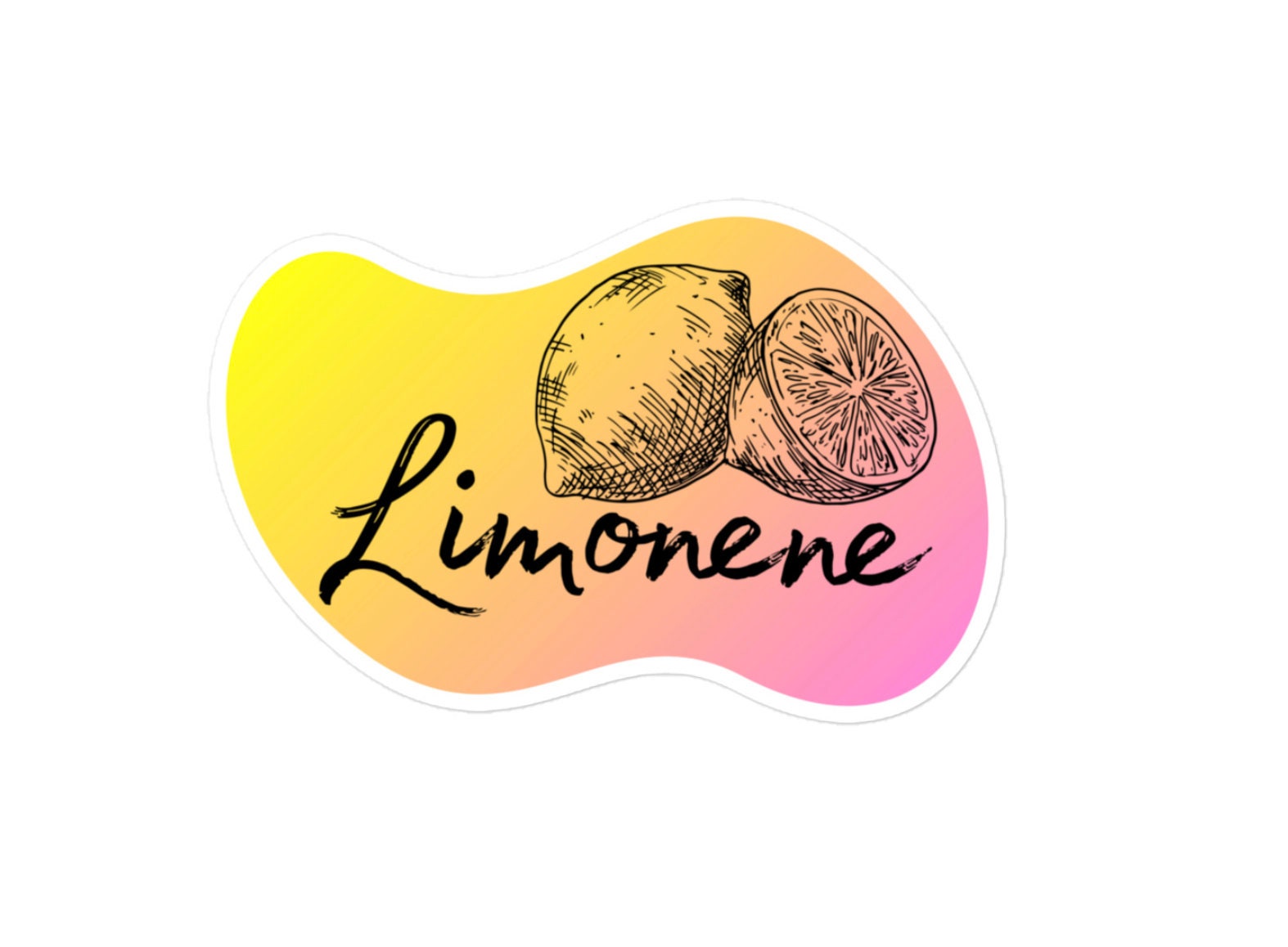 Limonene Terpene Sticker (3 Sizes Available) - Etsy