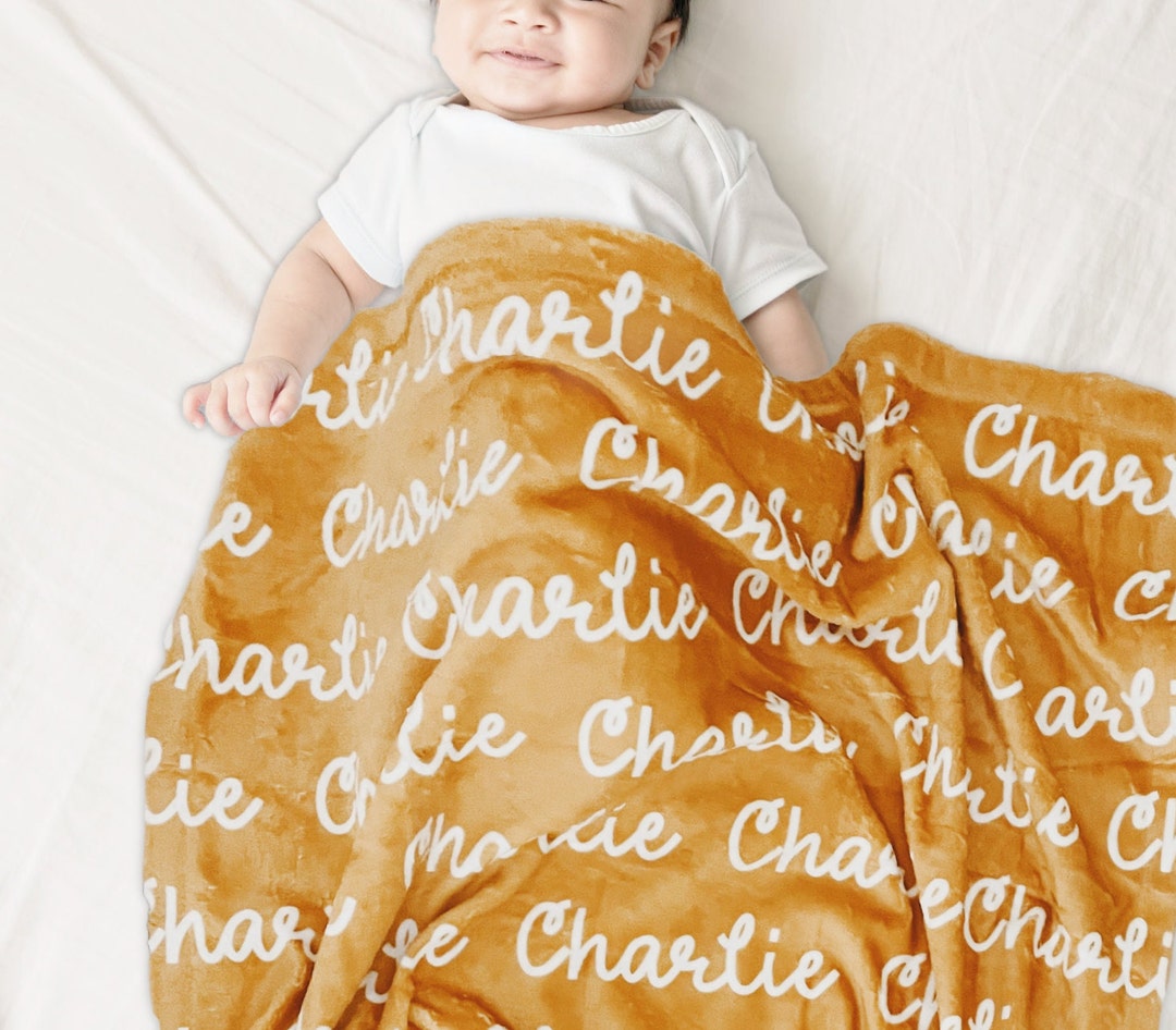 Personalized Custom Blanket Name Blanket Blanket Gift Baby - Etsy