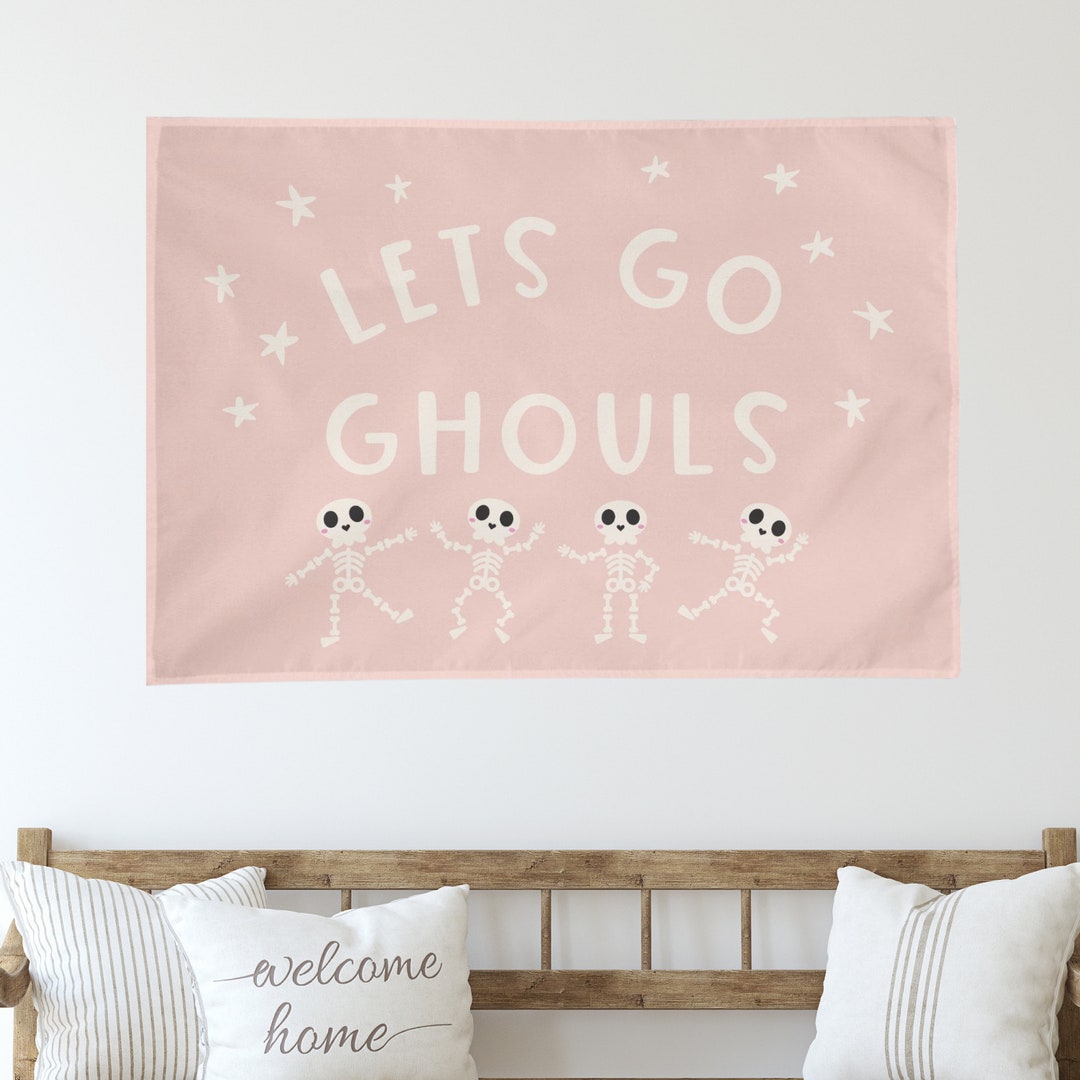Let's Go Ghouls Decor, Fall Wall Decor, Halloween Decor, Halloween ...