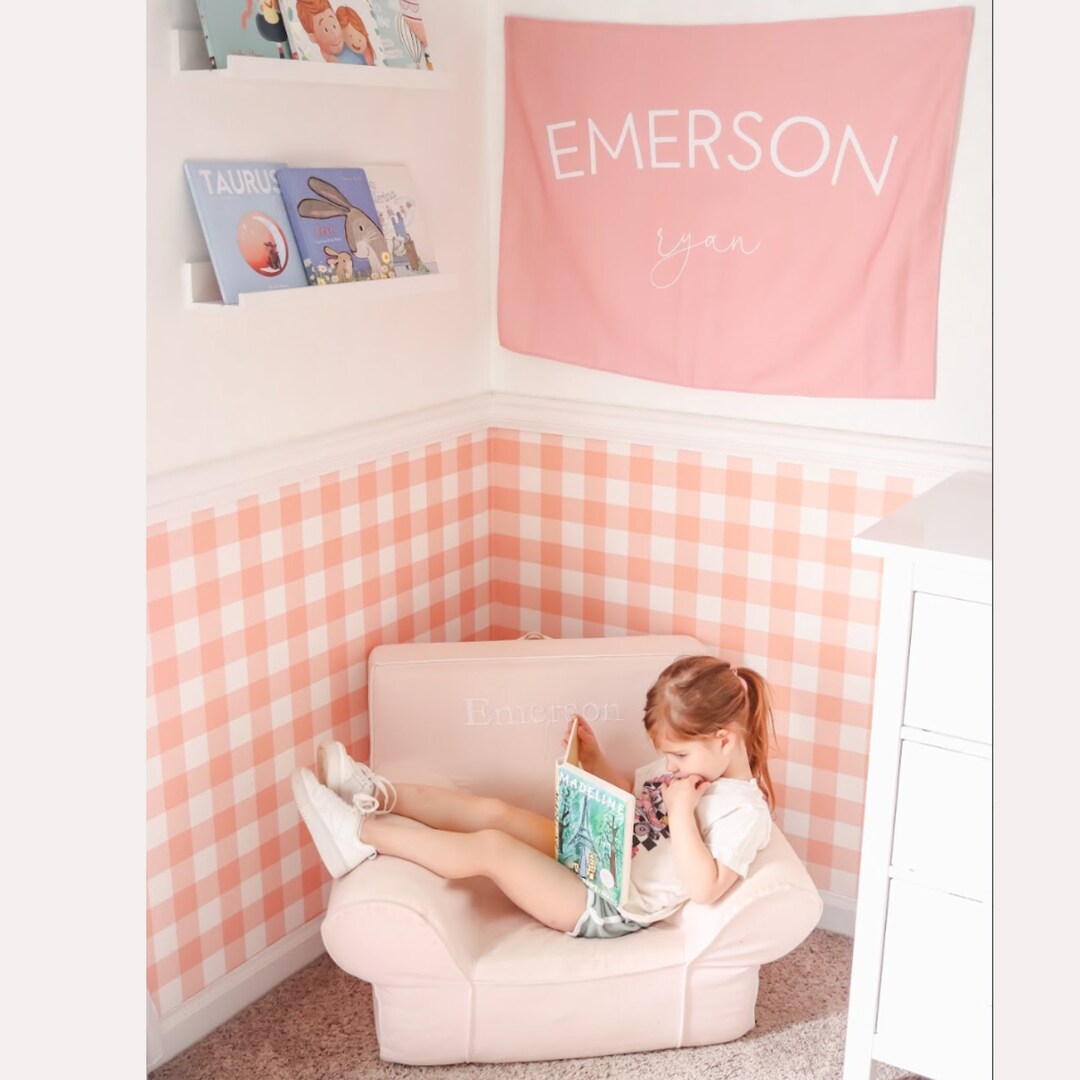 Girl Room Decor Personalized Name Banner, Girls Wall Art, Girls Name ...