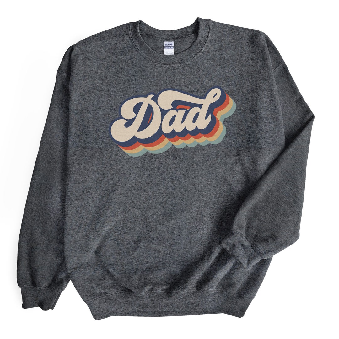Dad Retro Sweatshirt, Dad Sweatshirt, Pregnancy Announcement, Fathers ...