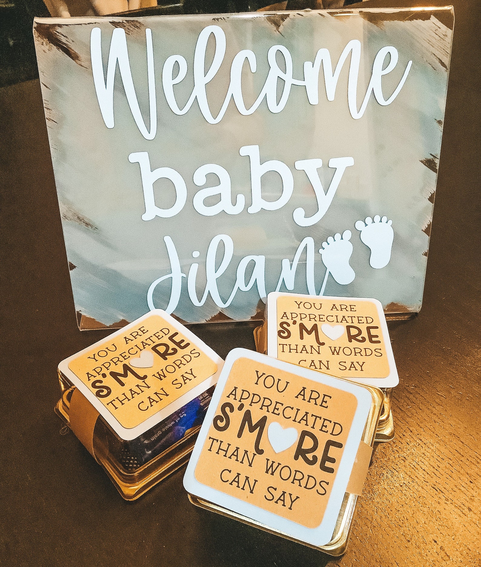 Baby Shower Smores Kit Gender Reveal Favors Smores - Etsy