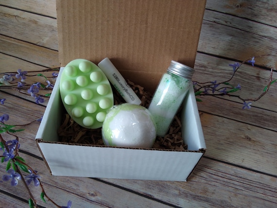 Mini Spa Gift Set EUCALYPTUS SPEARMINT Bath Gift Set 4pc Spa | Etsy