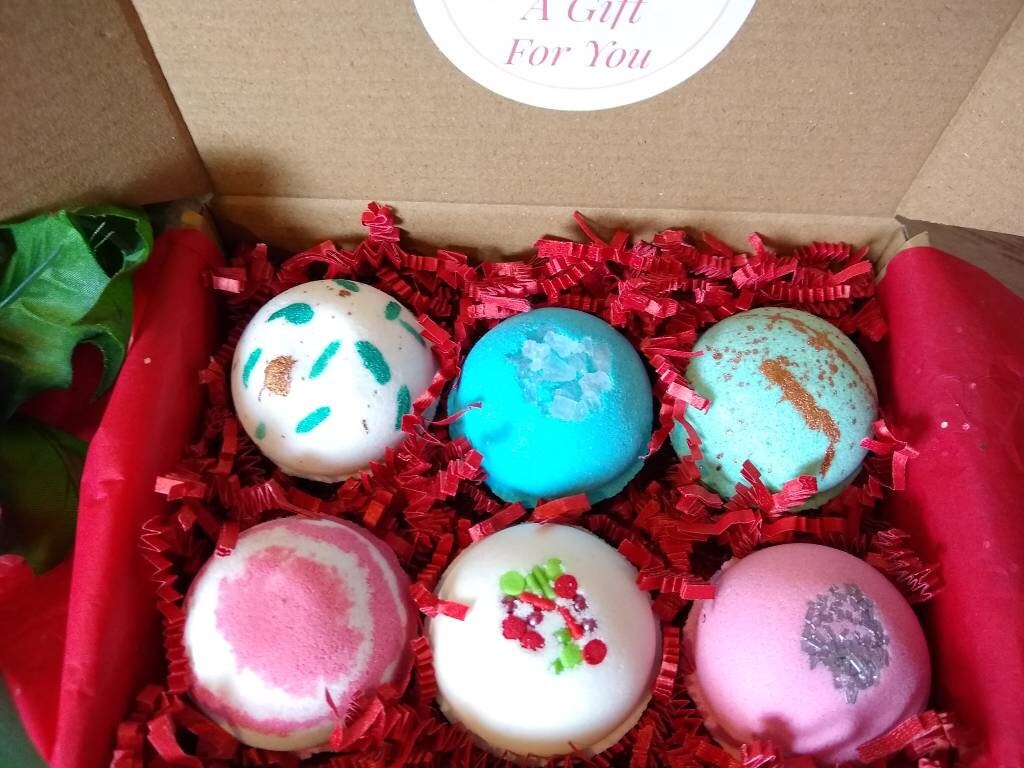 Bath Bomb Gift Box Bath Bomb Gift Set Christmas Bath Bomb | Etsy