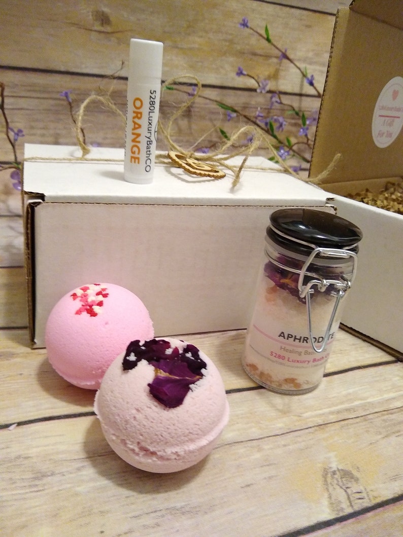 Mini Spa Gift Set Mothers Day Bath Gift Set 4pc Spa Gift Set - Etsy