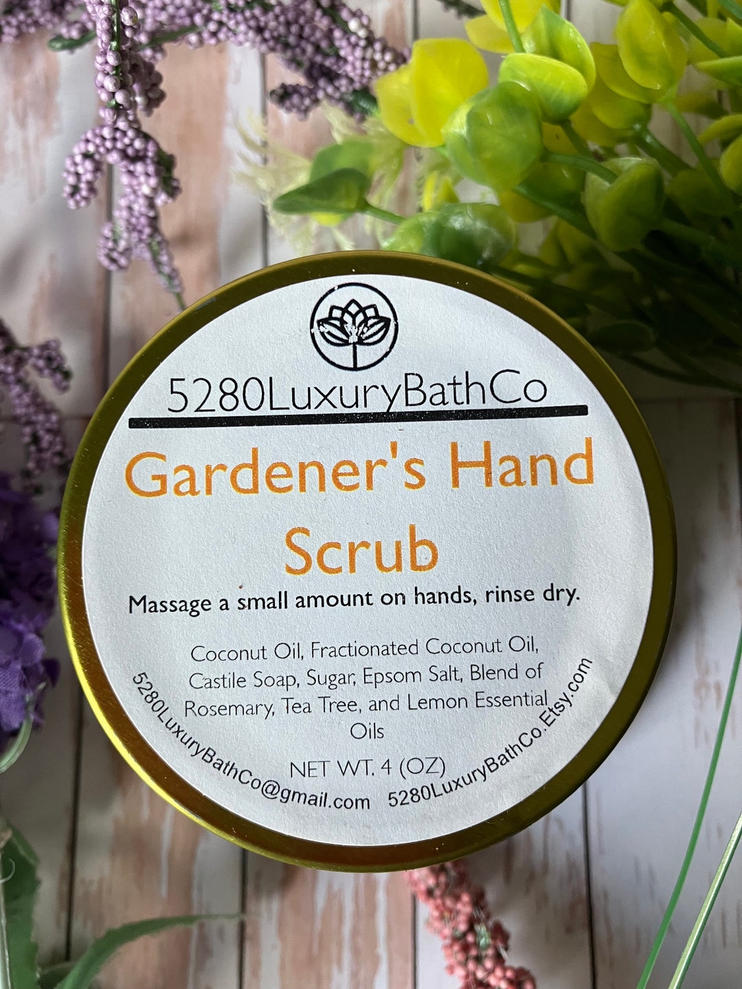 Gardener's Hand Scrub | Sugar Scrub | Gift for Gardener | Hand Scrub ...