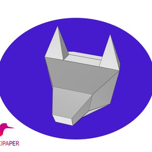Fox Flat Templates Fox 3D Papercraft Low Poly Papercraft Template Paper ...