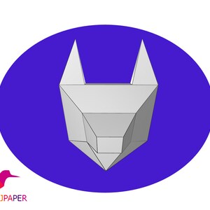 Fox Flat Templates Fox 3D Papercraft Low Poly Papercraft Template Paper ...