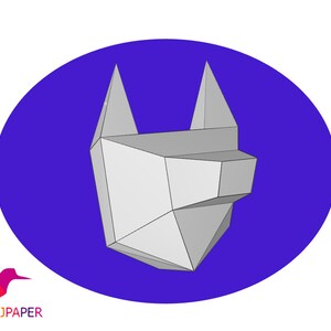 Fox Flat Templates Fox 3D Papercraft Low Poly Papercraft Template Paper ...