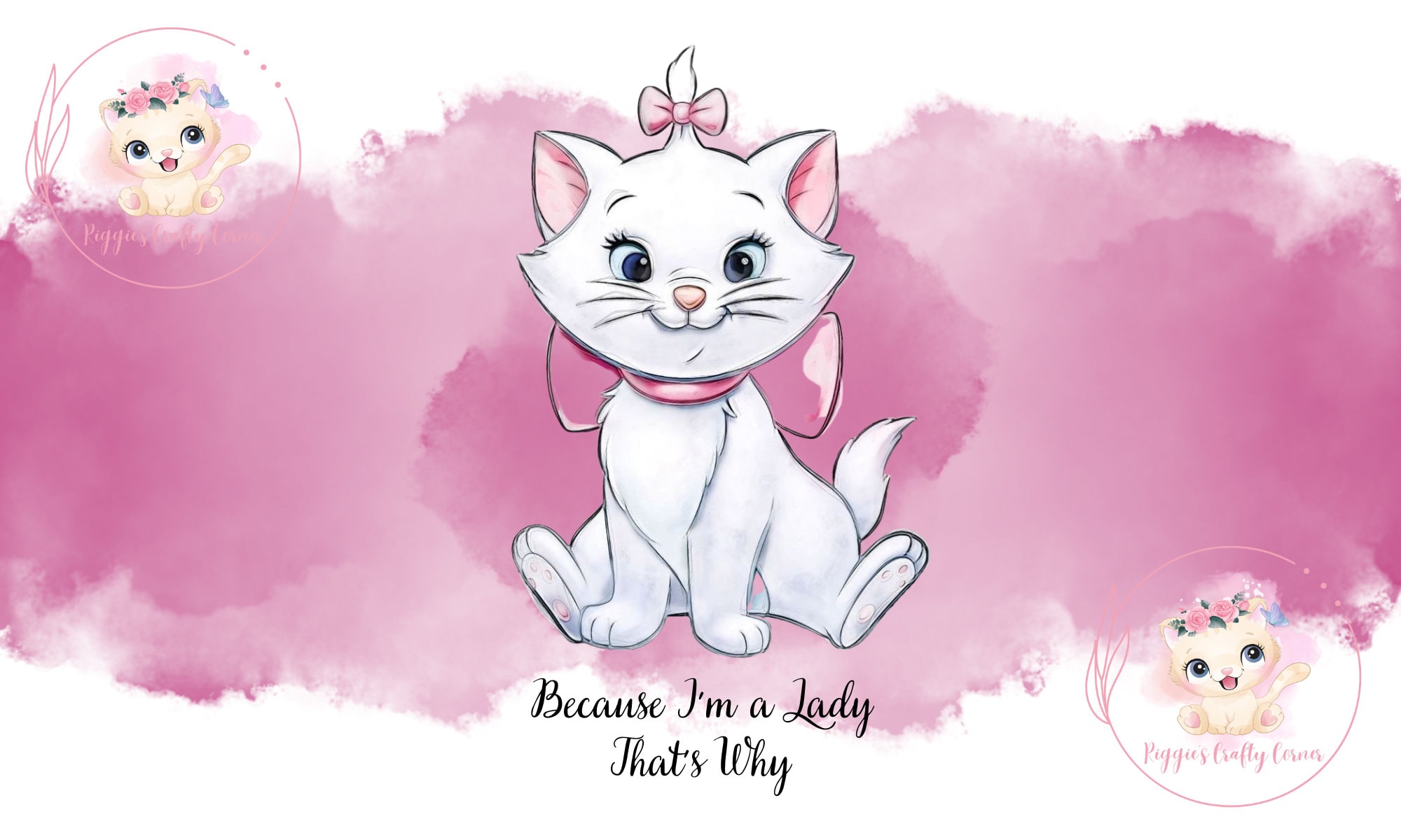 Marie SVG| Because I'm a Lady SVG| Libbey Cup Wrap | SVG File - Etsy