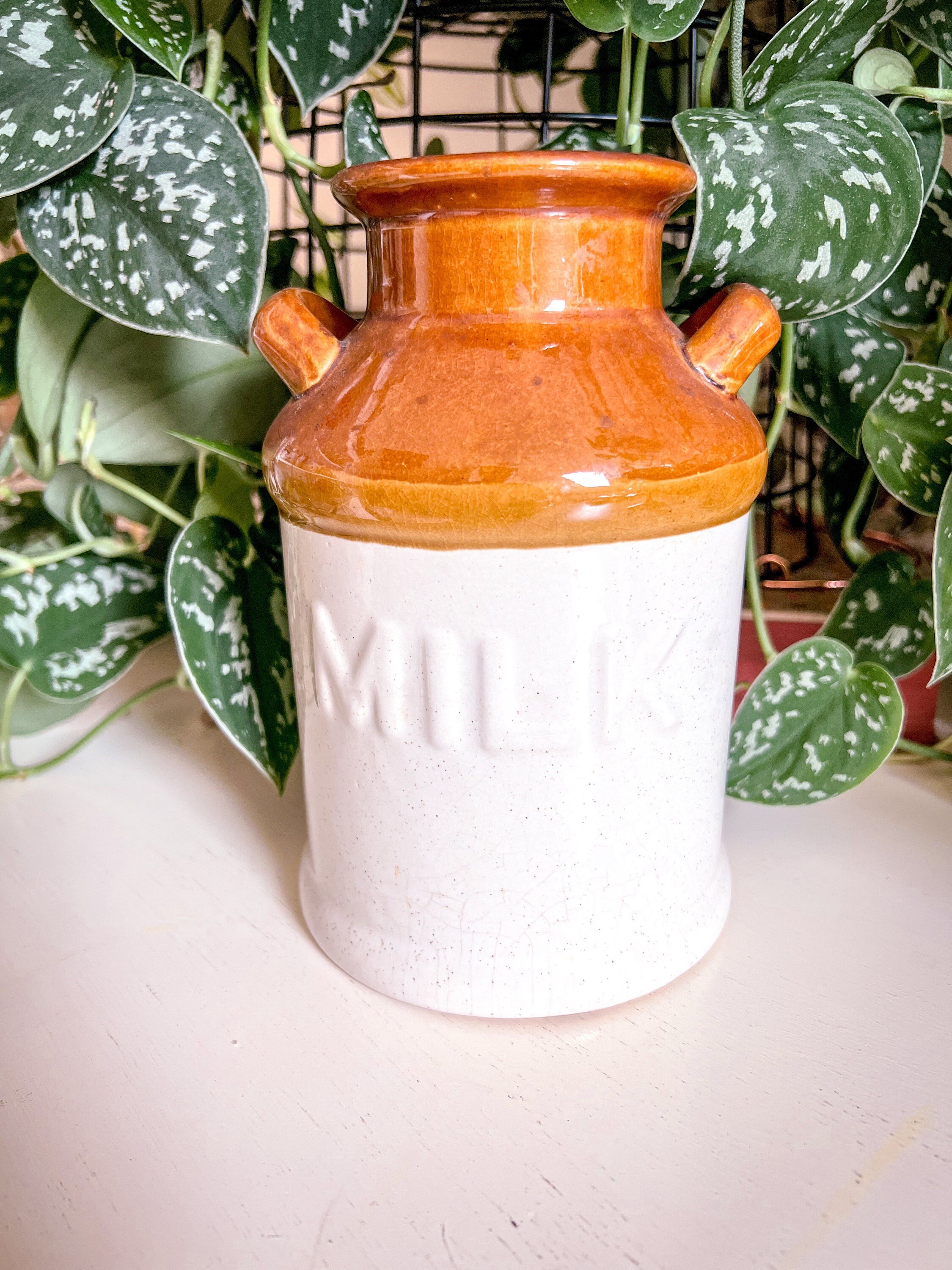 Vintage Milk Crock - Etsy