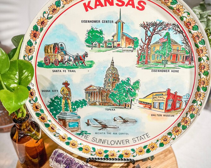 Kansas Souvenir Plate - Etsy