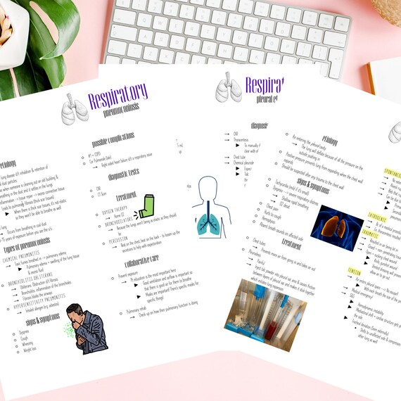 Respiratory System Study Guide Med Surg Study Guide Nursing - Etsy Canada