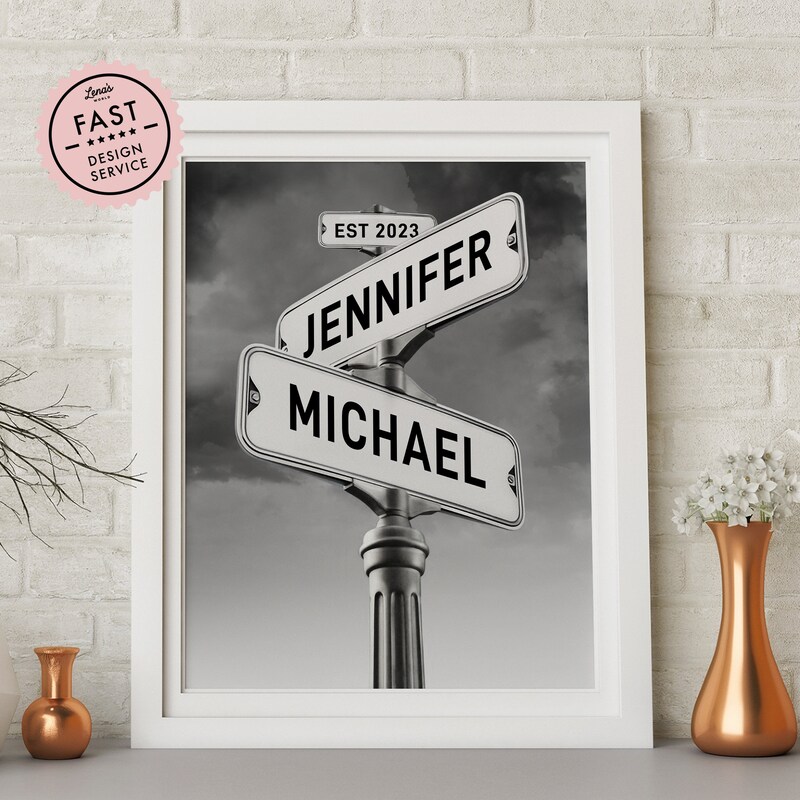 Wedding Street Sign - Etsy
