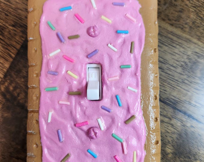 Clay Strawberry Milkshake Poptart Light Switch Cover - Etsy