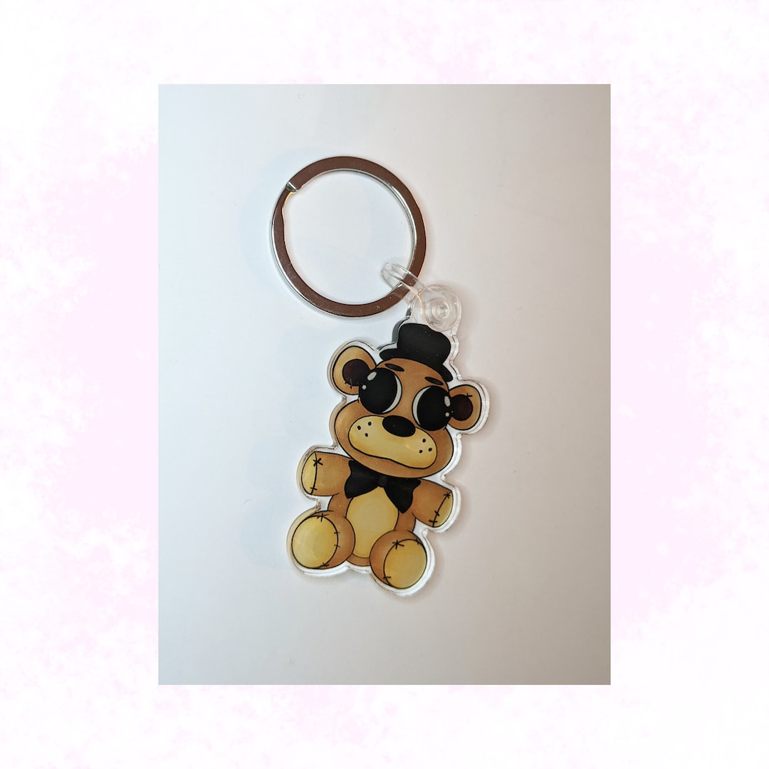 Fnaf Freddy Fazbear Five Nights at Freddy's Acrylic 2 Inch Keychain ...