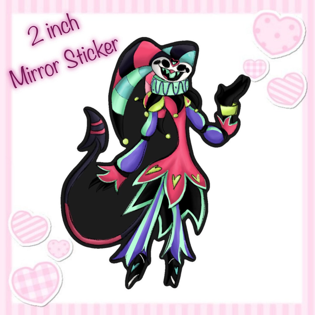 Fizz Fizzaroli Hazbin Hotel Helluva Boss Mirror Sticker - Etsy