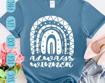 Always Winner Svg - Etsy