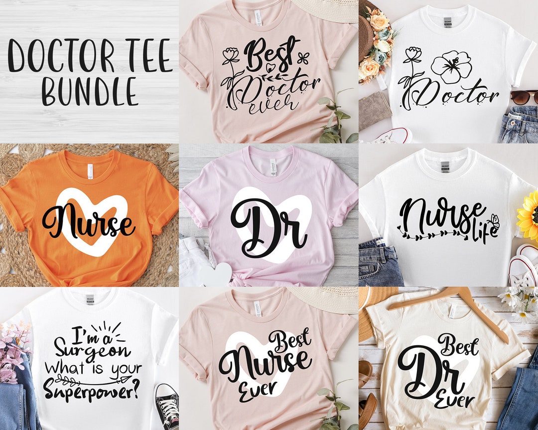 Doctor SVG Bundle Nurse Svg Bundle Doctor Shirts Nurse Life Shirt ...