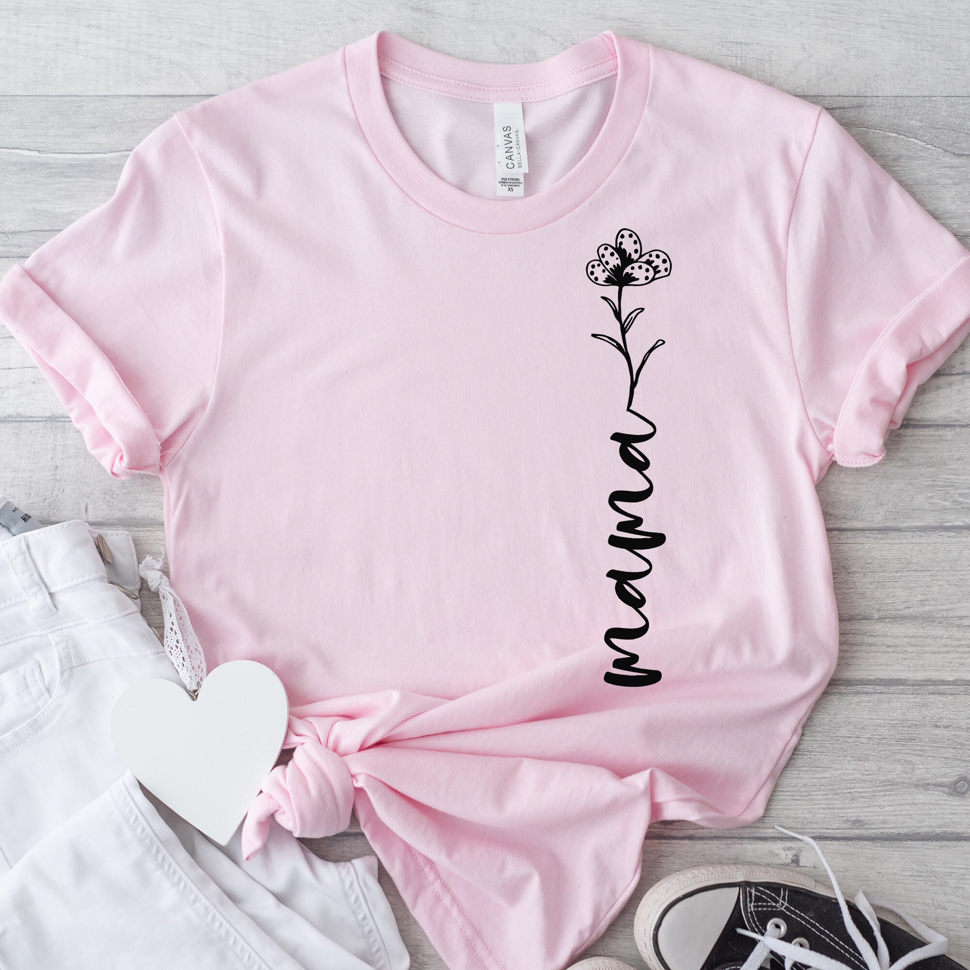 Mama With Flower Svg Mama Svg Png Mama Life Shirt Mothers Day Svg Mom