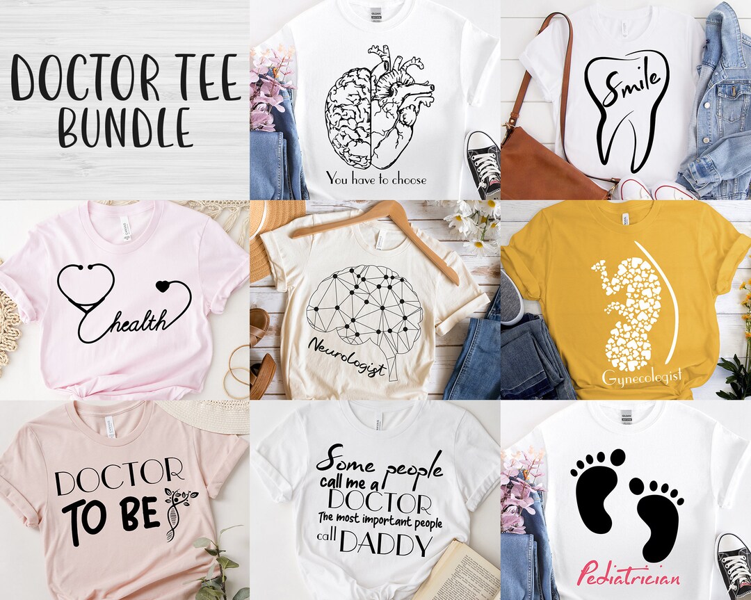 Doctor SVG Bundle Nurse Svg Bundle Doctor Shirts Nurse Life Shirt ...