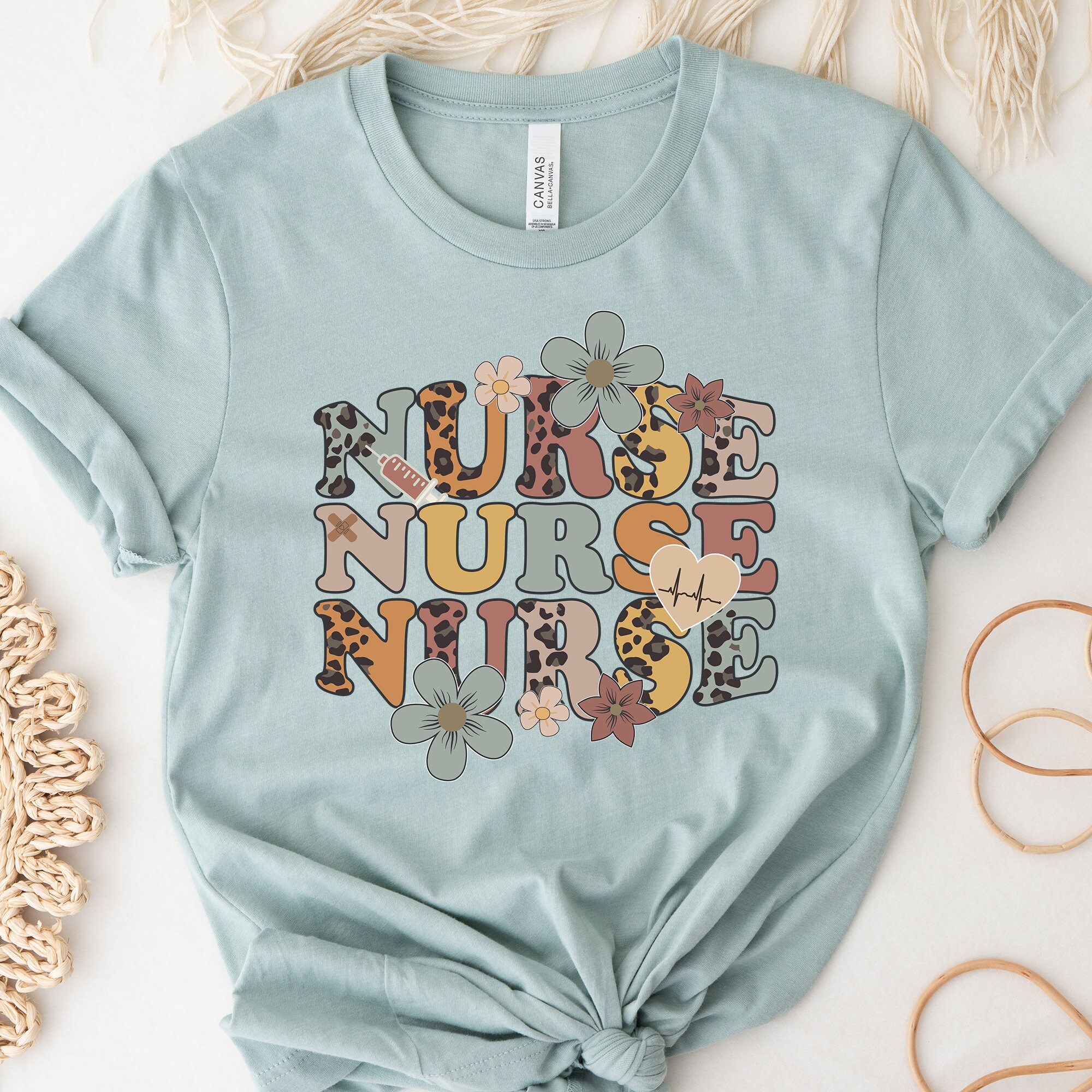 Wild Flowers Nurse PNG SVG DXF Nurse Sublimation Design Png - Etsy