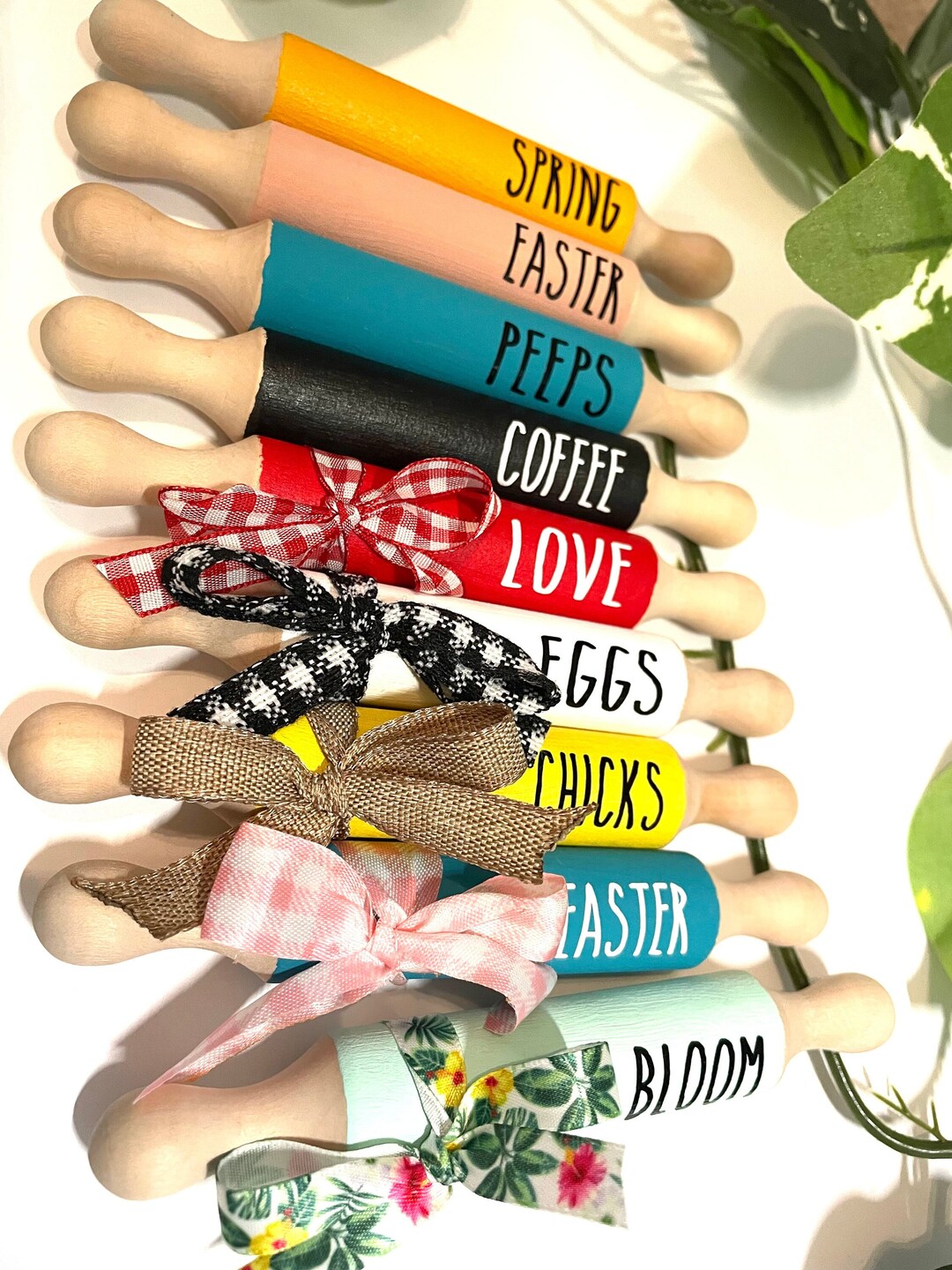 Mini Rolling Pin, Tiered Tray Decor, Farmhouse Decor, Rolling Pin ...