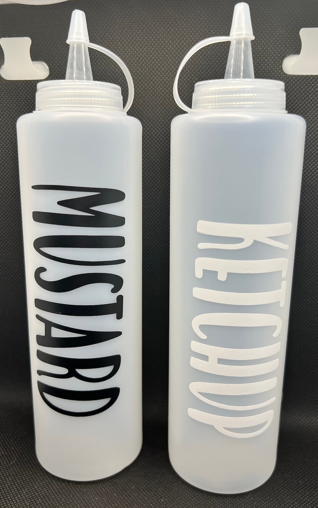 Condiment Bottles, Labeled Condiment Container, Kitchen Organization ...