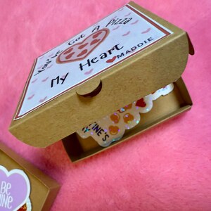 Pizza Box Valentine, Mini Pizza Box, Class Valentine, Valentine's Pizza ...
