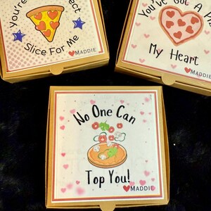 Pizza Box Valentine, Mini Pizza Box, Class Valentine, Valentine's Pizza ...