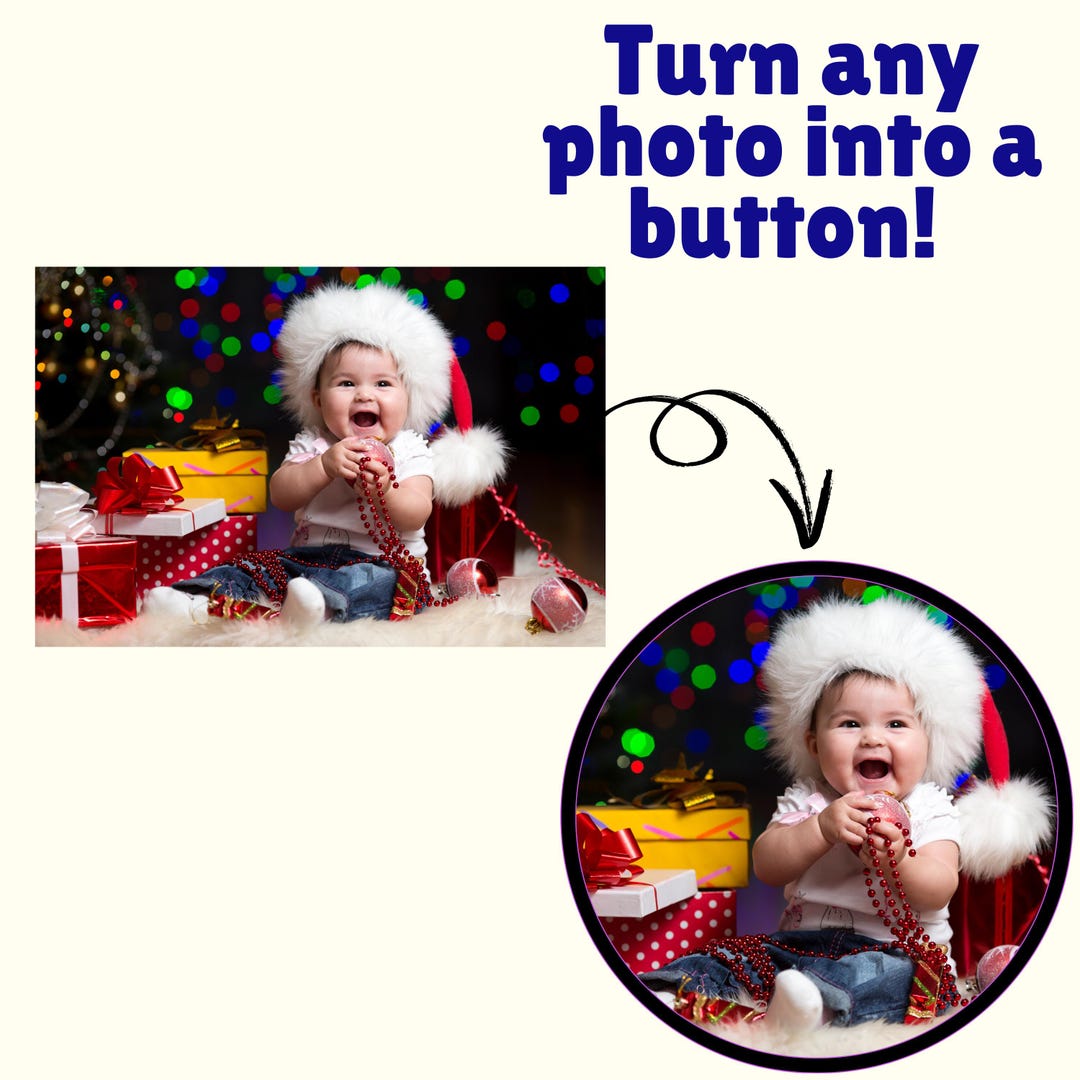 Custom Pin Button, Custom Button, Photo Pin Button, Party Favor Pins ...