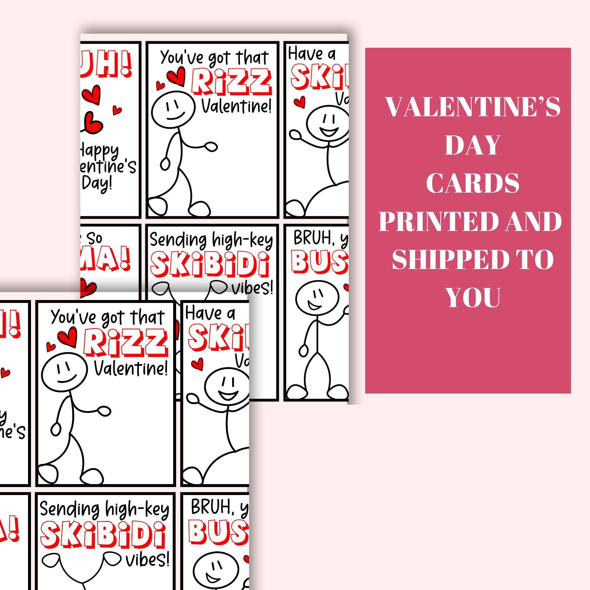 Slang Kids Valentine Cards, Kids Valentine Cards, Classroom Valentines ...