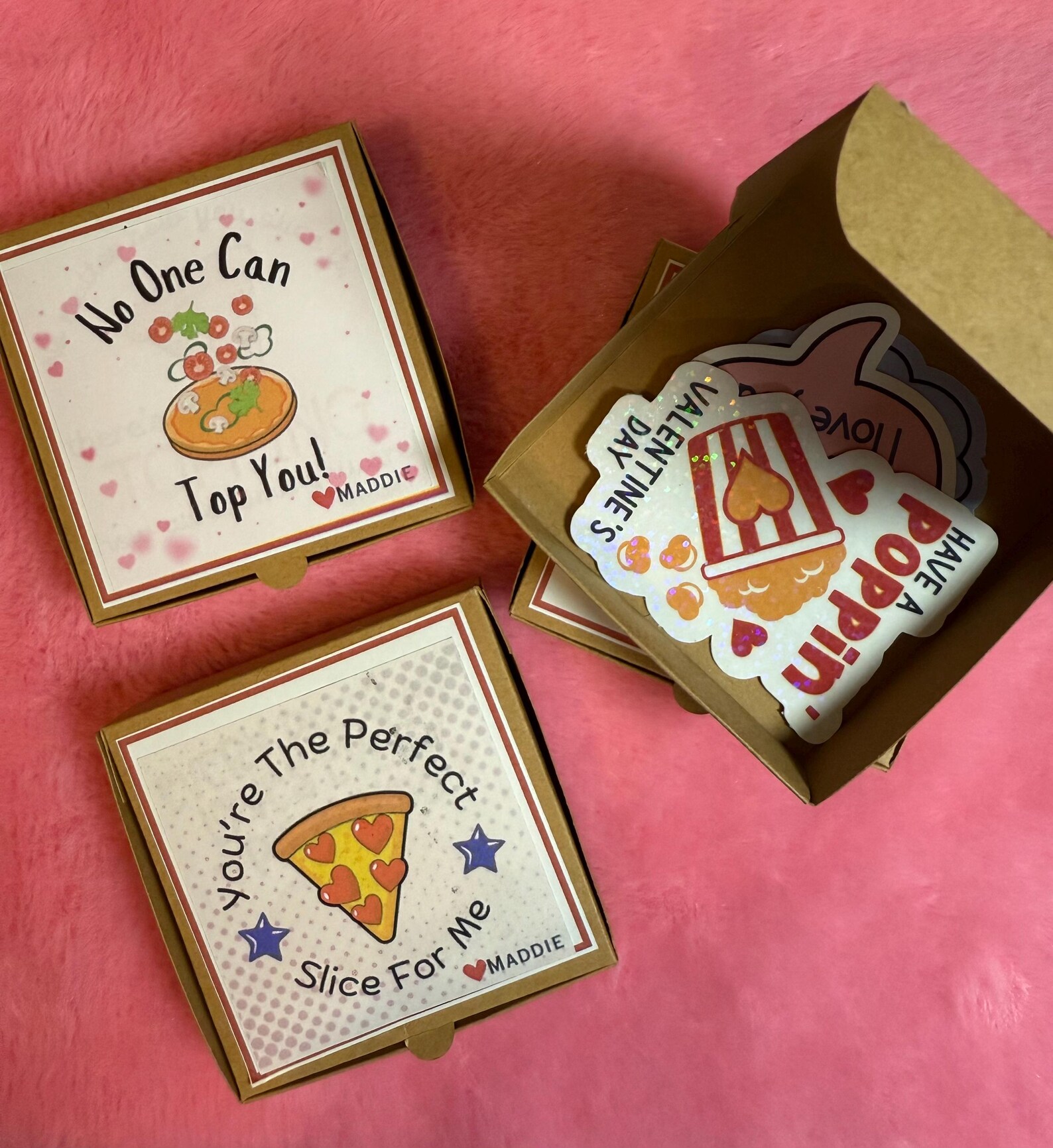 Pizza Box Valentine, Mini Pizza Box, Class Valentine, Valentine's Pizza ...