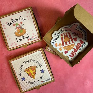 Pizza Box Valentine, Mini Pizza Box, Class Valentine, Valentine's Pizza ...
