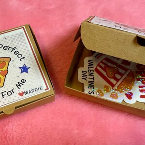 Pizza Box Valentine, Mini Pizza Box, Class Valentine, Valentine's Pizza ...