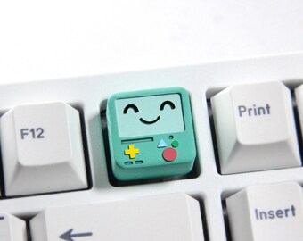 BMO Artisan Keycap. Custom Cherry MX Keycap. Finn Keycap. Jake Resin Keycap. Gifts for Him ...